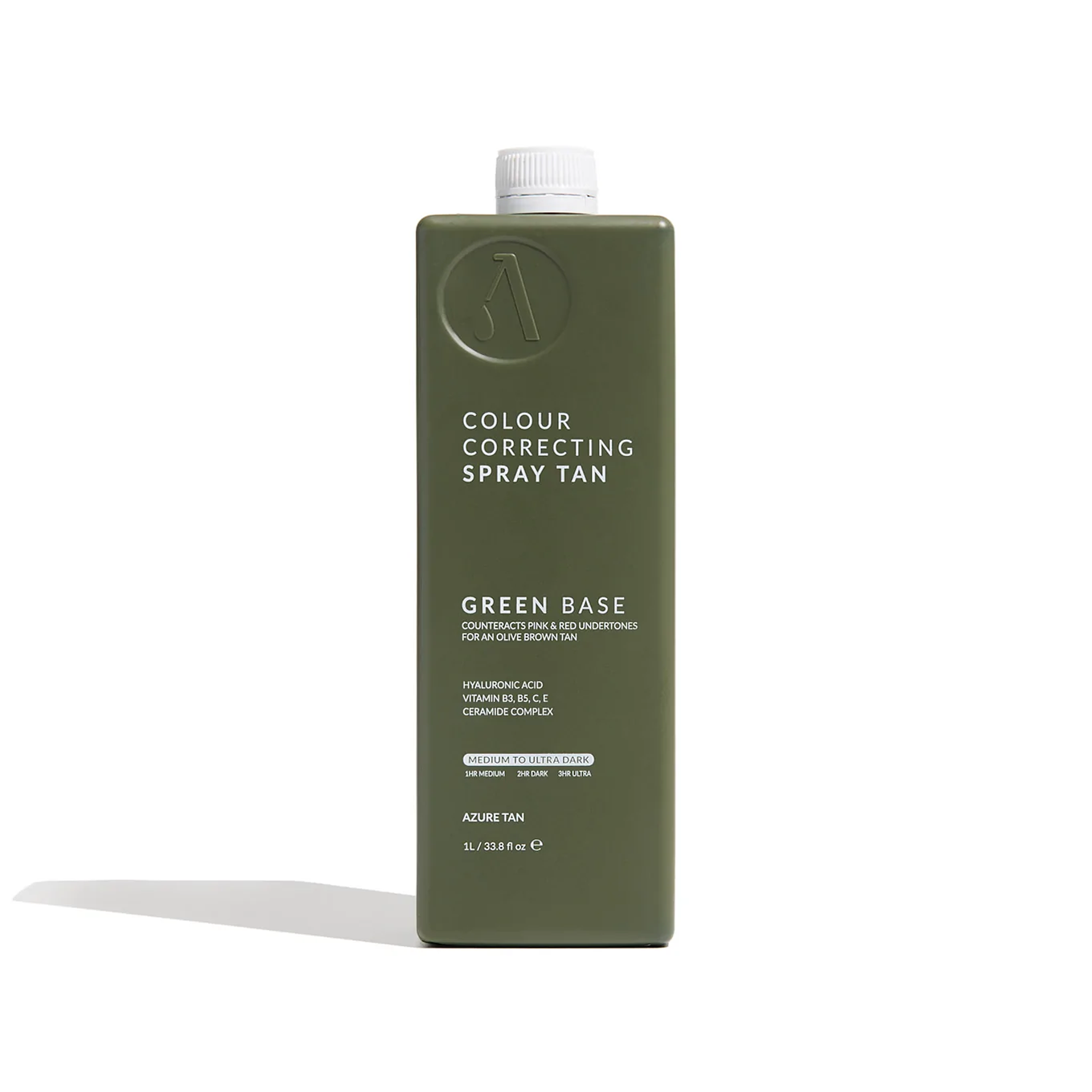 Azure Tan Green Base 1L - Medium to Ultra Dark