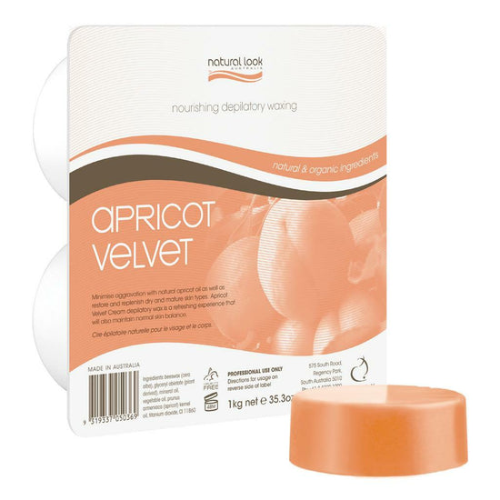 Natural Look Apricot Velvet Hot Wax 1kg