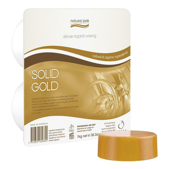 Natural Look Solid Gold Hot Wax 1kg